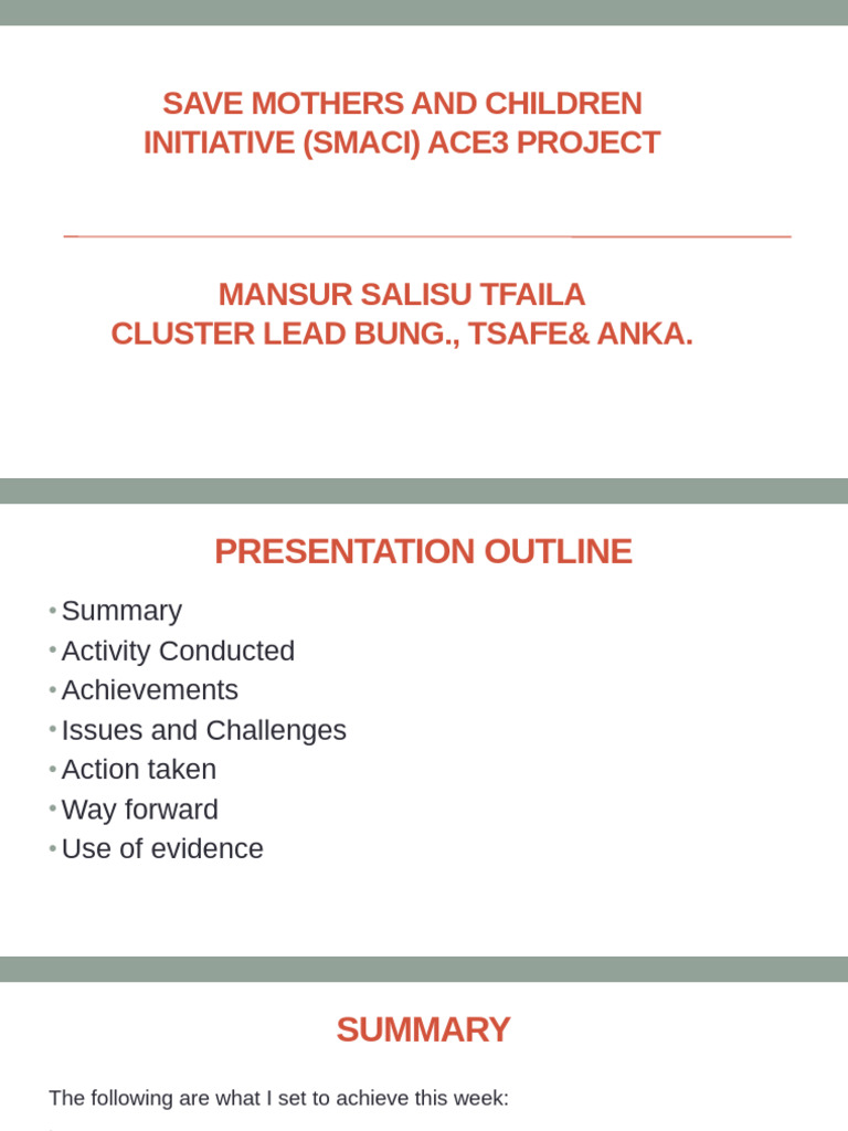 SMACI ACE3 Project Report Summary | PDF | Computing