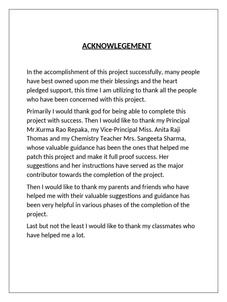 Ac Know Leg Ement | PDF