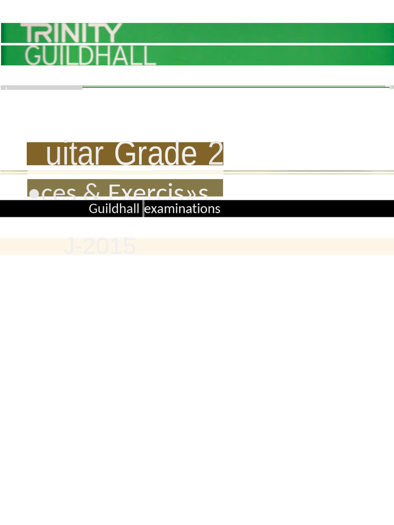 Trinity Guitar Grade 2pdf | PDF | Musical Techniques | Elements Of Music