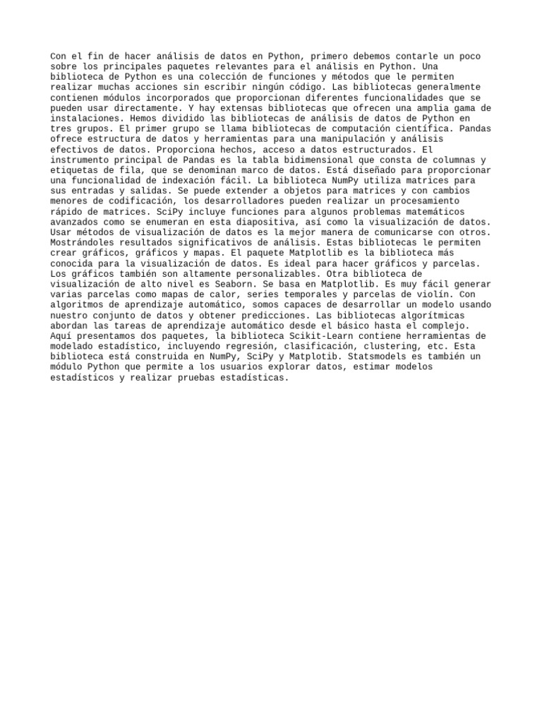 03_python-packages-for-data-science.es | PDF | Datos | Python (lenguaje ... 03_python-packages-for-data-science.es | PDF | Datos | Python (lenguaje ...