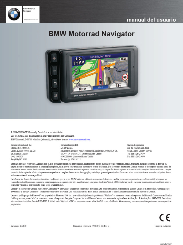 BMW Nav IV OM ES | PDF | Sistema de Posicionamiento Global | Peatonal