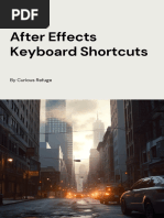 Shortcut Keys For After Effects 2022 | PDF