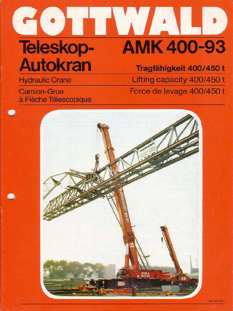 Gottwald All Terrain Cranes Spec E09b32 | PDF