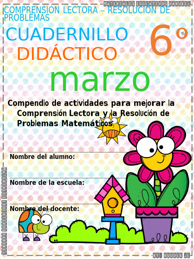 6° Lectora-Mate Cuadernillo Darukel Marzo 202 | PDF | Charlie Chaplin