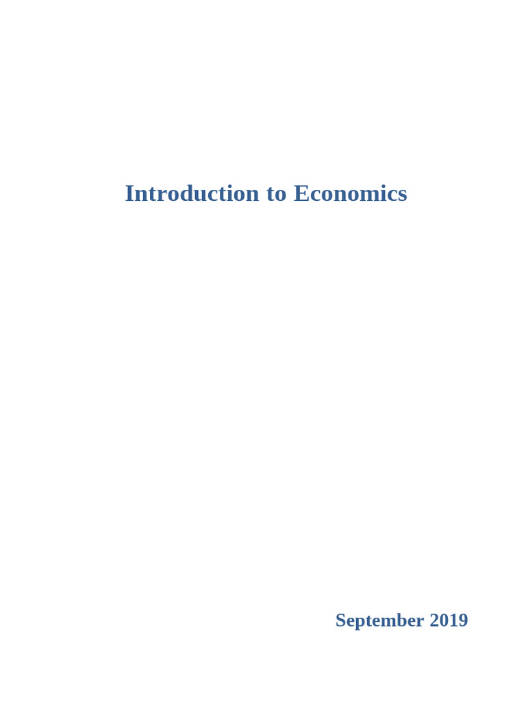 Economics Module | PDF | Economics | Macroeconomics
