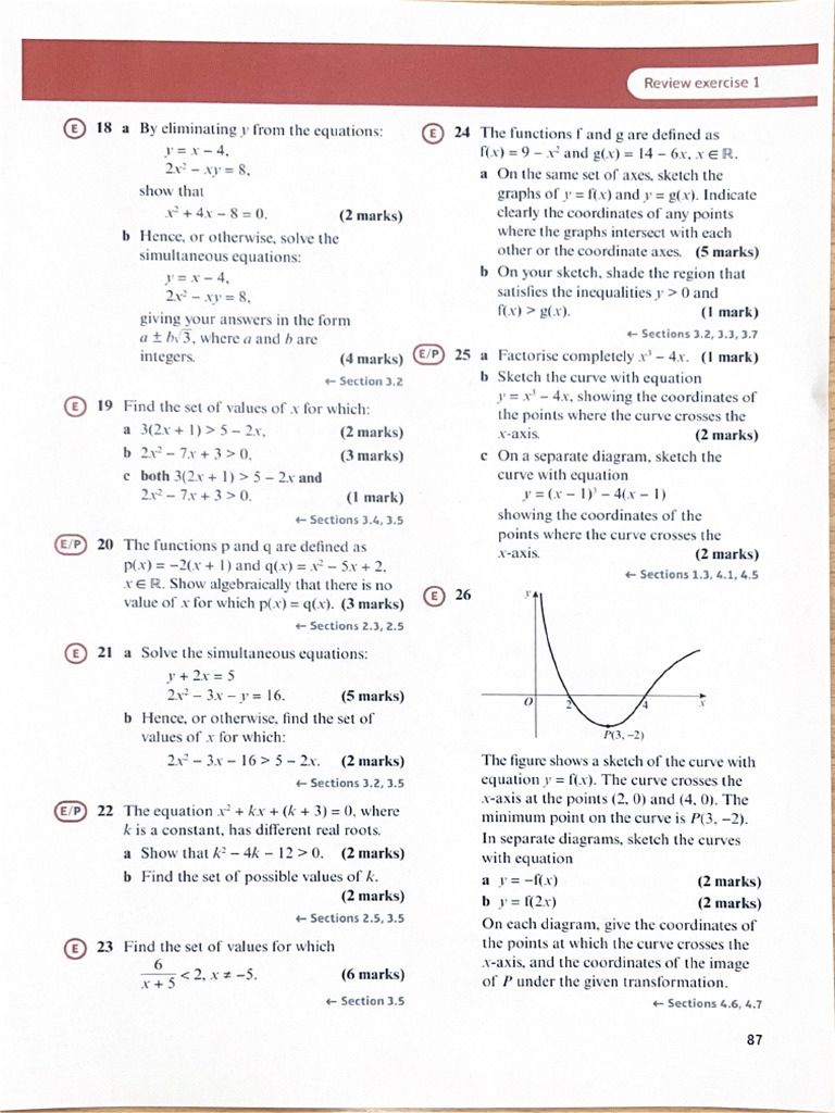Maths Ex 1 | PDF