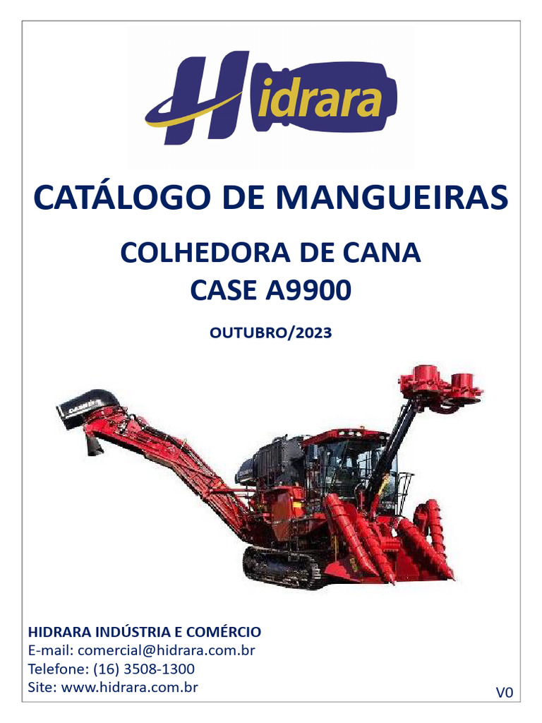 Catálogo de Mangueiras Case A9900 | PDF | Engenharia Mecânica | Máquinas