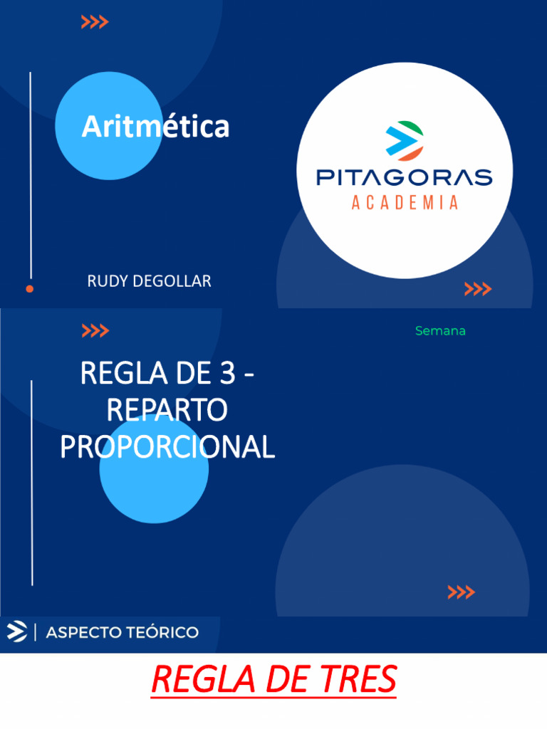 Regla de Tres - Reparto Proporcional | PDF | Lexicología | Números