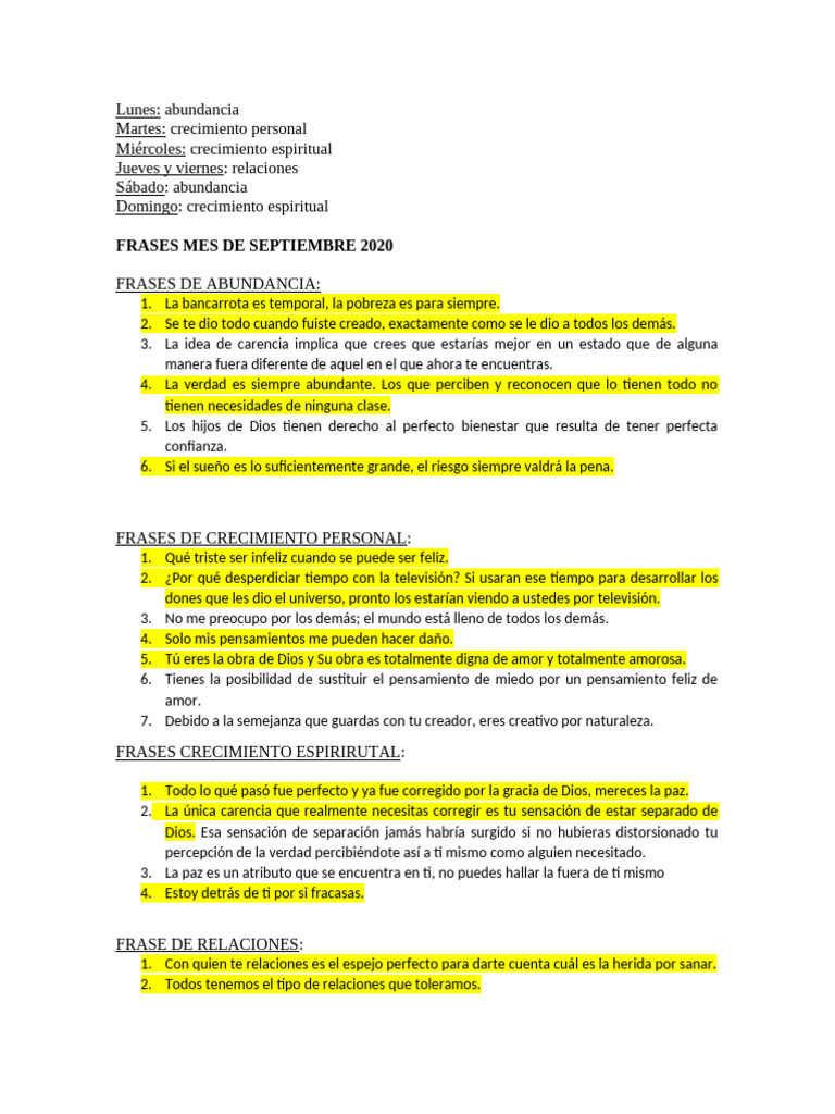 Frases Levan | PDF | Amor | Dios