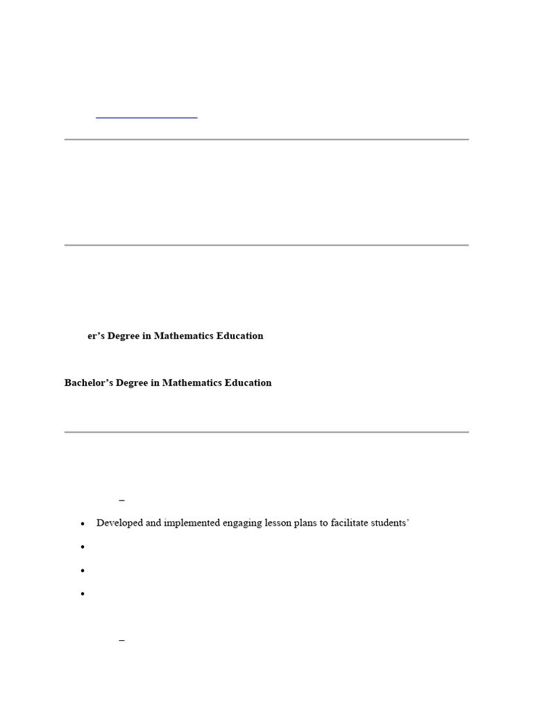 Tia Setiawati resume | PDF | Curriculum | Mathematics