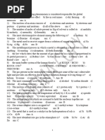 Chemistry MCQ Questions and Answers PDF | PDF | Acid | Mole (Unit)