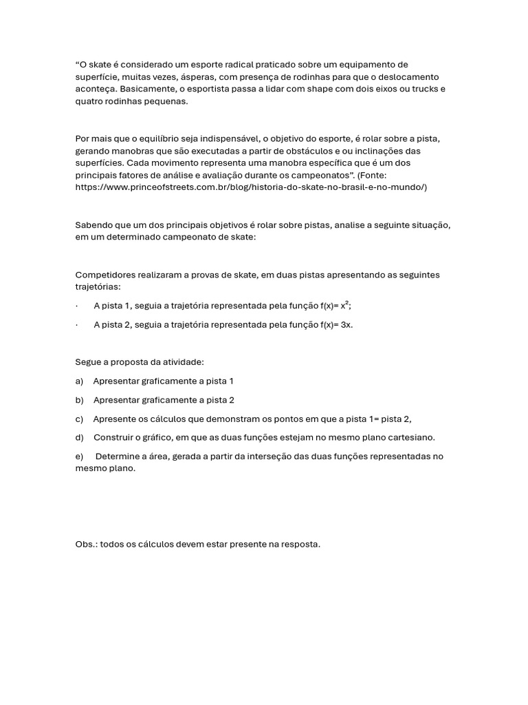 Exercicios de Cálculo Integral | PDF