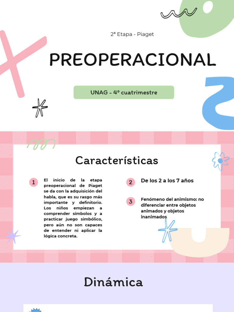 Etapa Preoperacional de Piaget | PDF