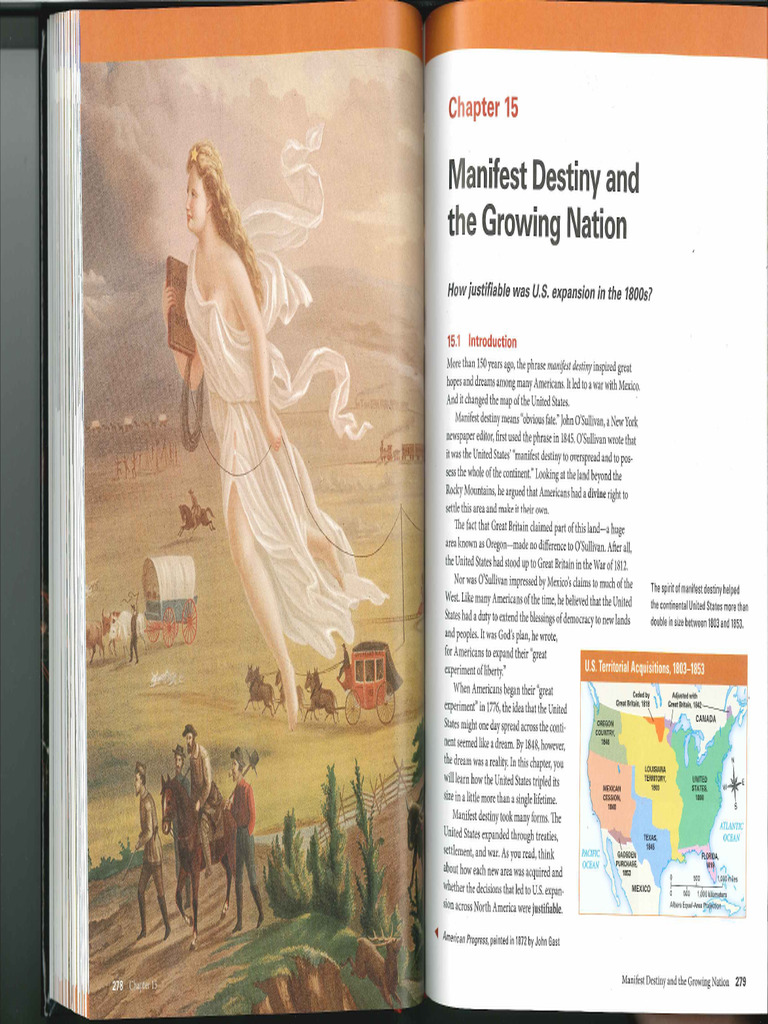 CH 15 Manifest Destiny Textbook Pages-0 | PDF