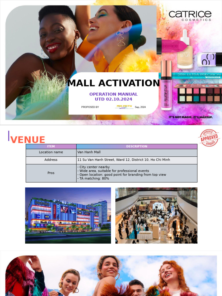 Catrice Mall Activation 2024 - Training Nhân S | PDF