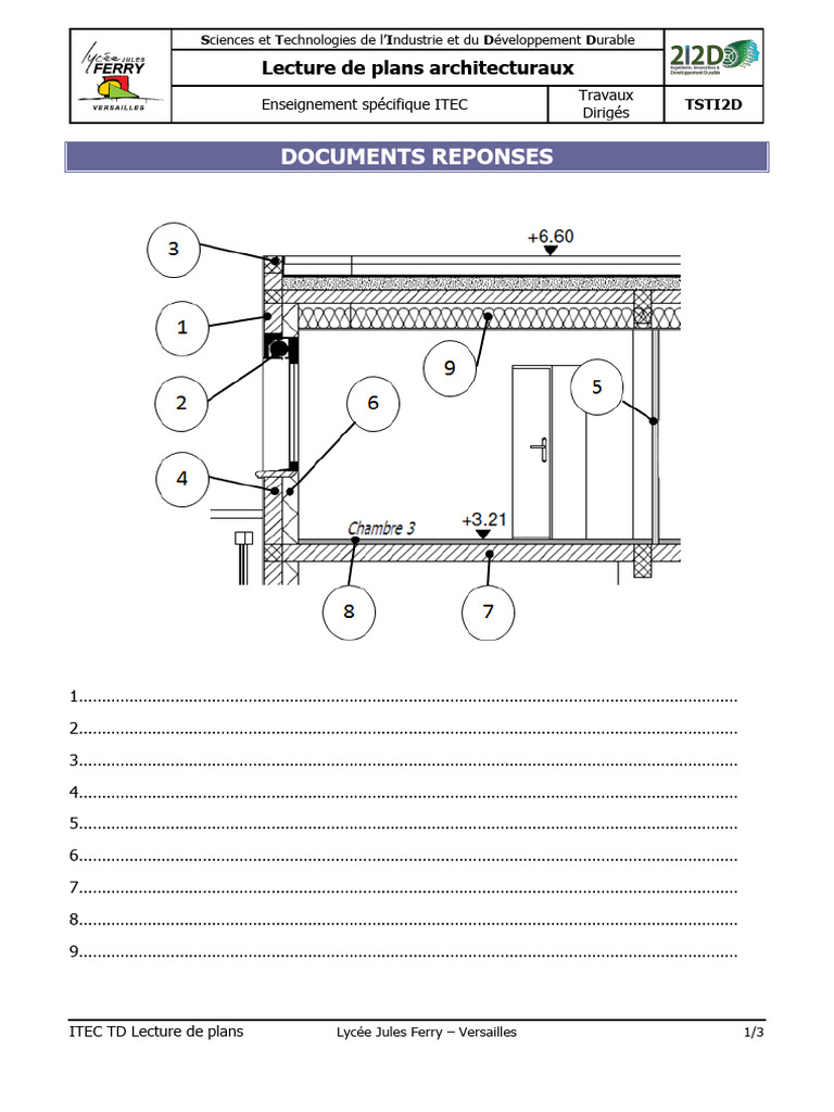 ITEC-Sequence3 Lecture Plans Archi DR ELEVES | PDF