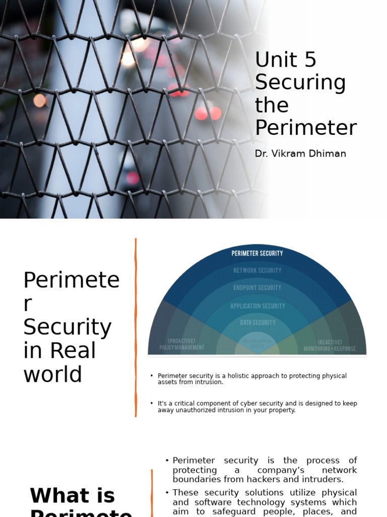 Understanding Perimeter Security Essentials | PDF | Proxy Server ...