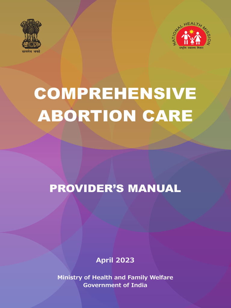 CAC Providers Manual | PDF | Reproductive Rights | Abortion