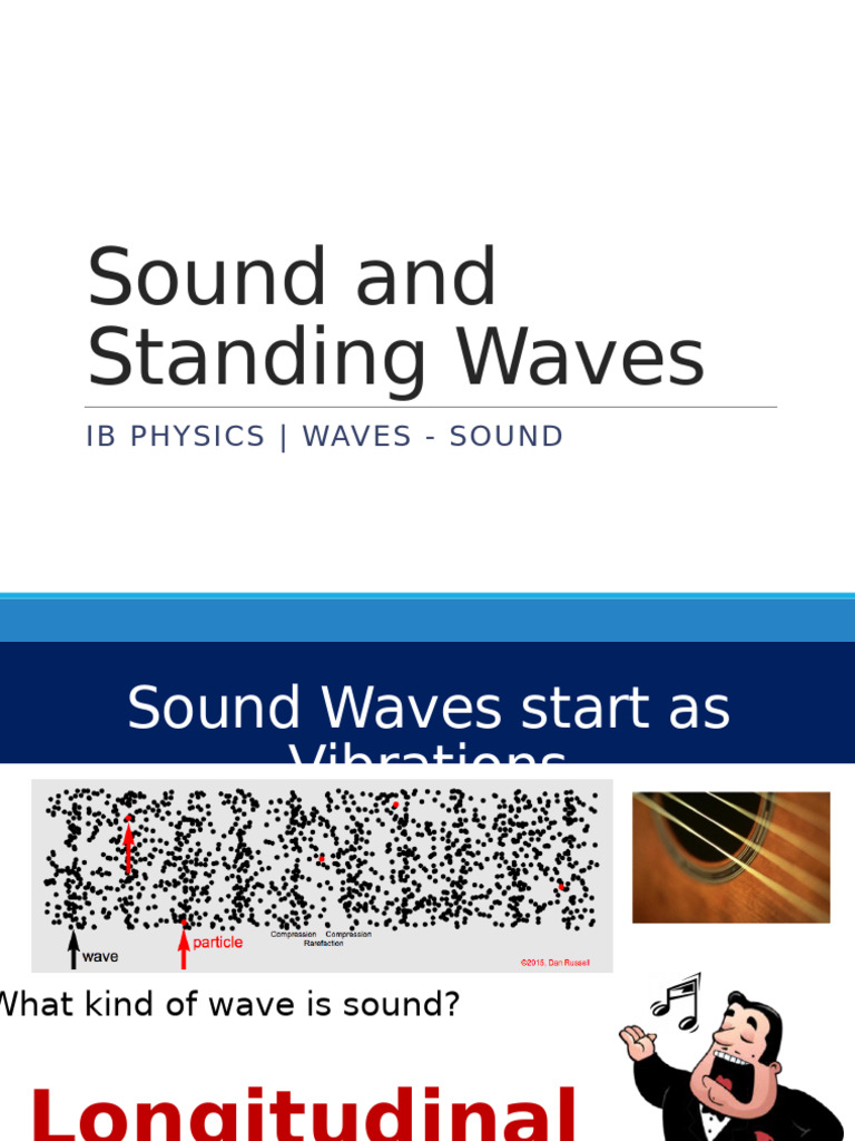 Waves 3 Sound and Standing Waves | PDF