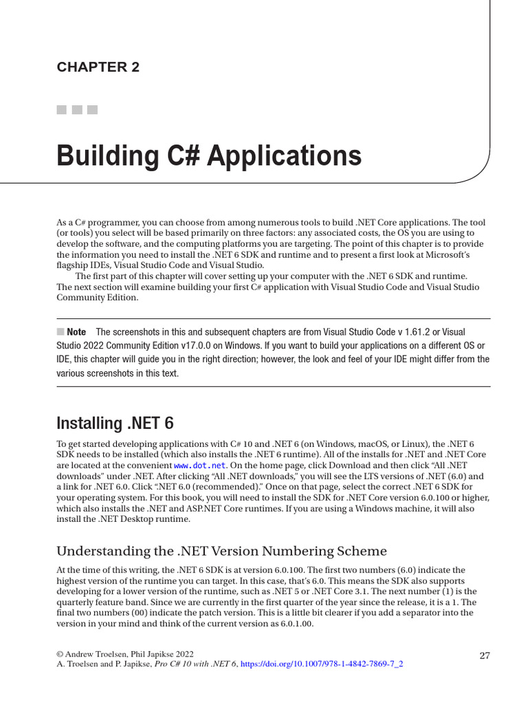 03 C# 01 | PDF | C Sharp (Programming Language) | Command Line Interface