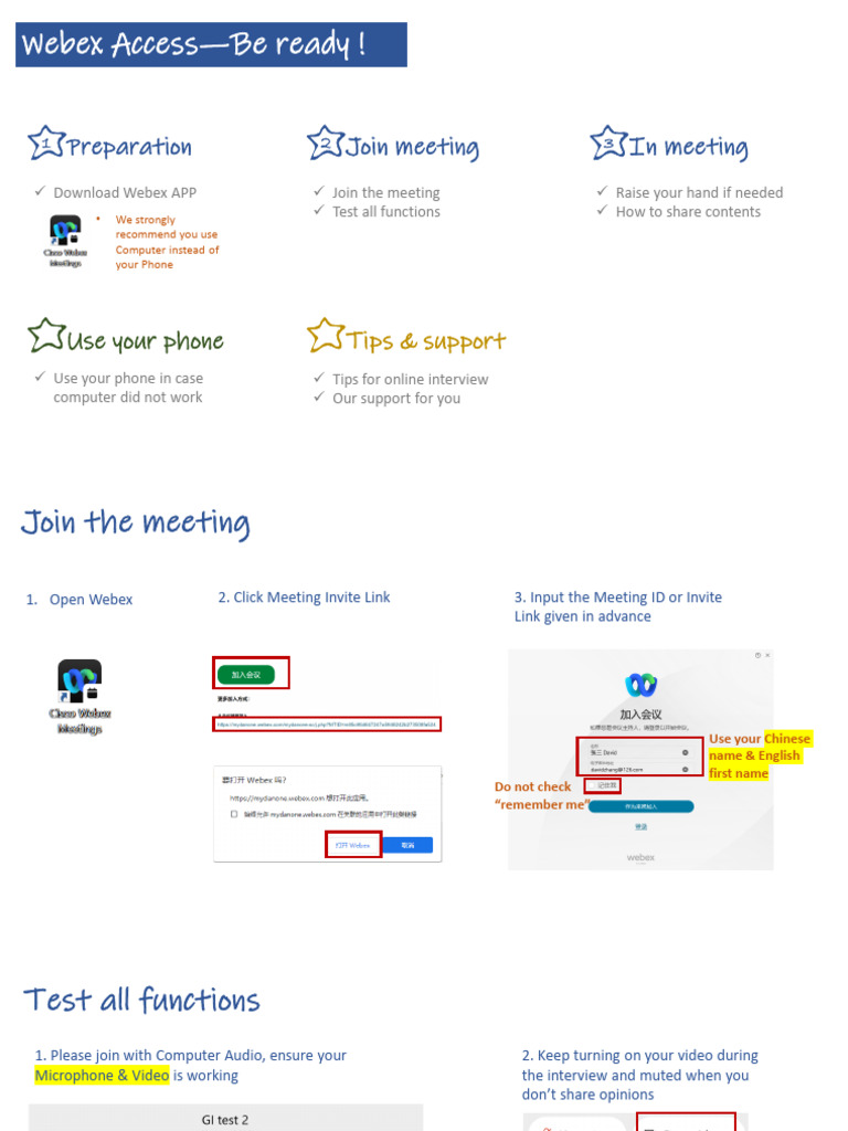 Webex Guidance | PDF | Telephone | Computing