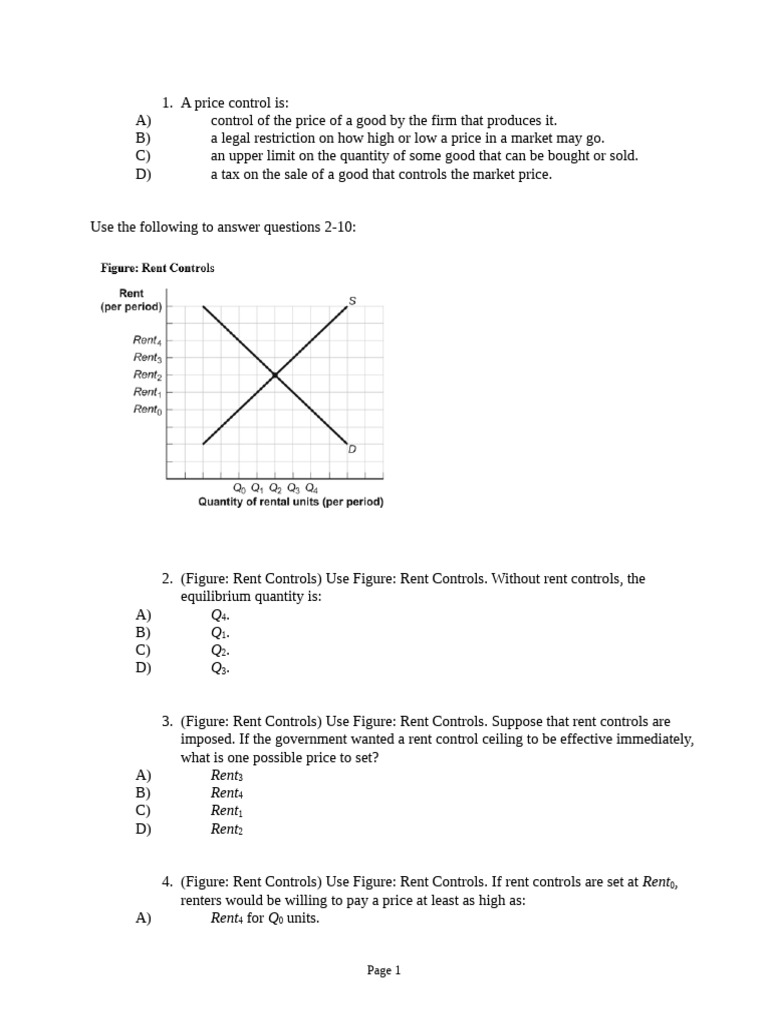 Chapter 05 Price Controls and Quotas | PDF | Economic Surplus ...