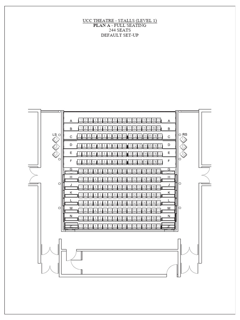 UCC Theatre Seating Plan 2018feb | PDF