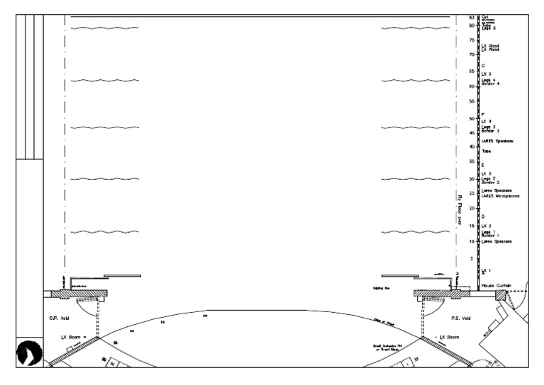 AFC Festival Theatre Thrust Stage Plan | PDF