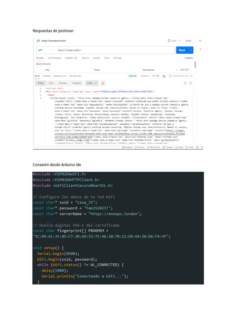 Respuestas de postman | PDF