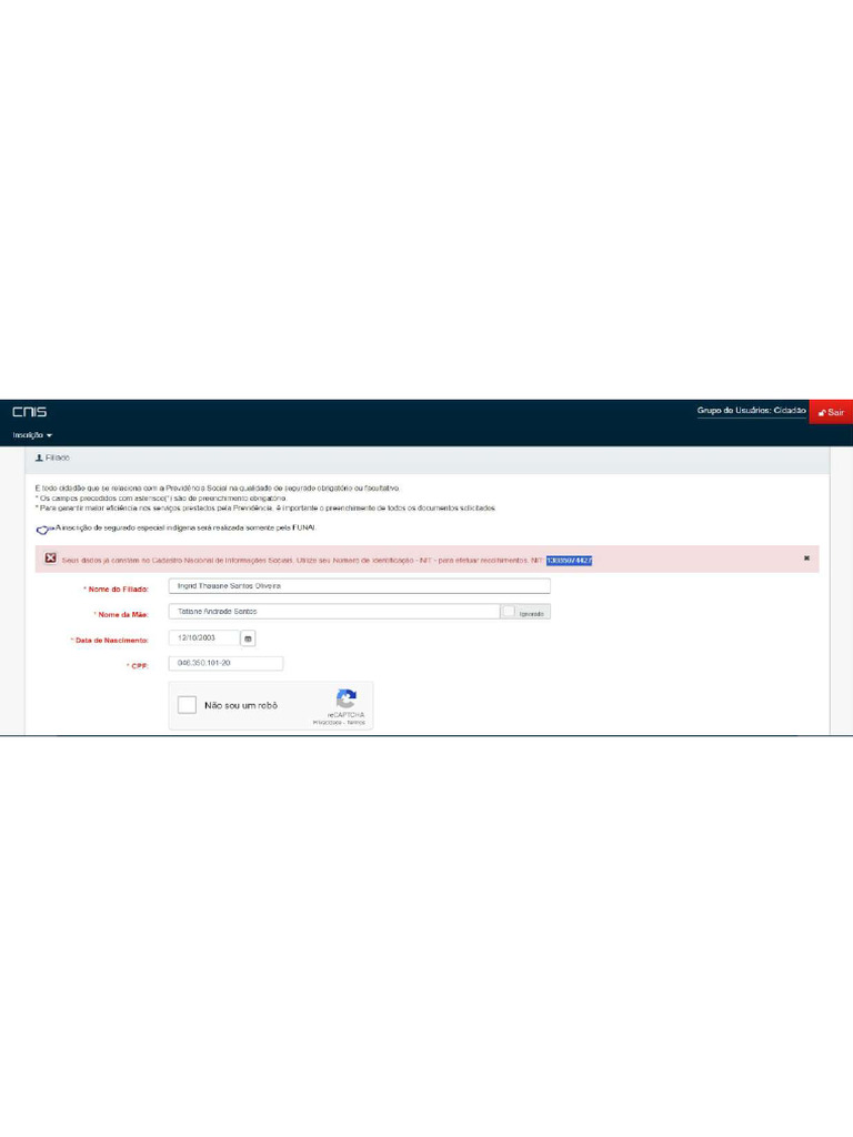 Comprovante PIS - Ingrid | PDF