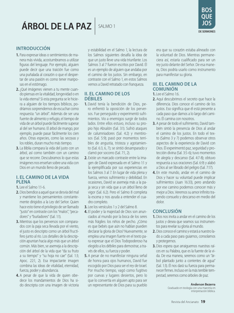 Árbol de La Paz | PDF | Salmos | Dios
