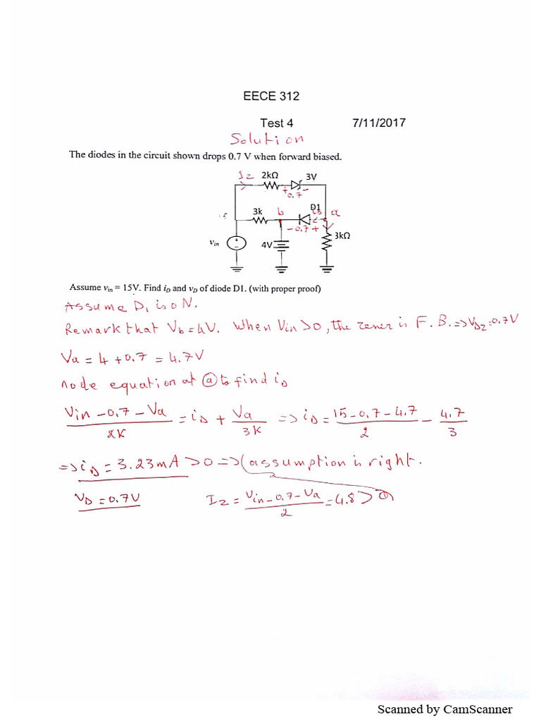 EECE 312 Problem Solutions | PDF