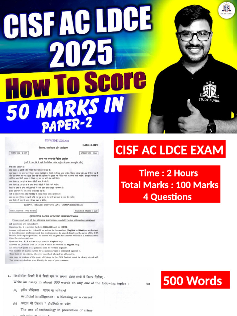 How To Score 50 Marks in Paper-2 | PDF