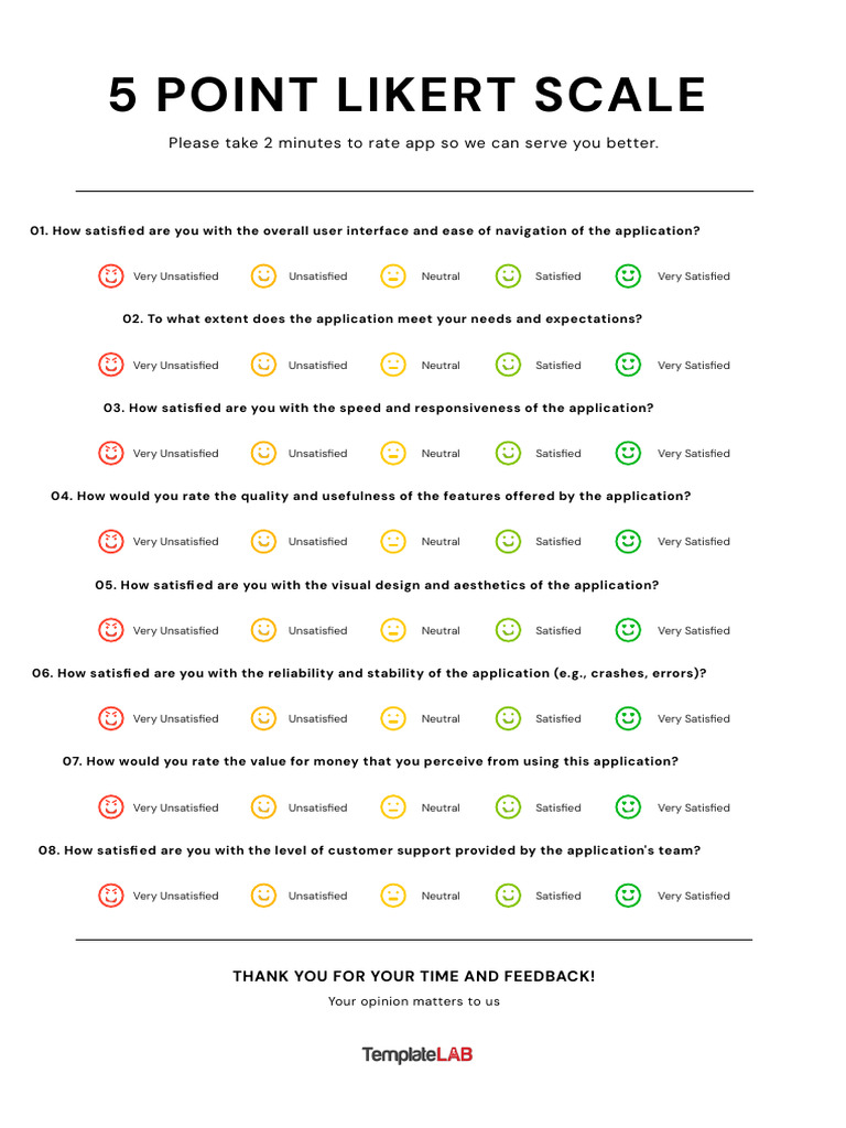 5-Point-Likert-Scale-Template | PDF