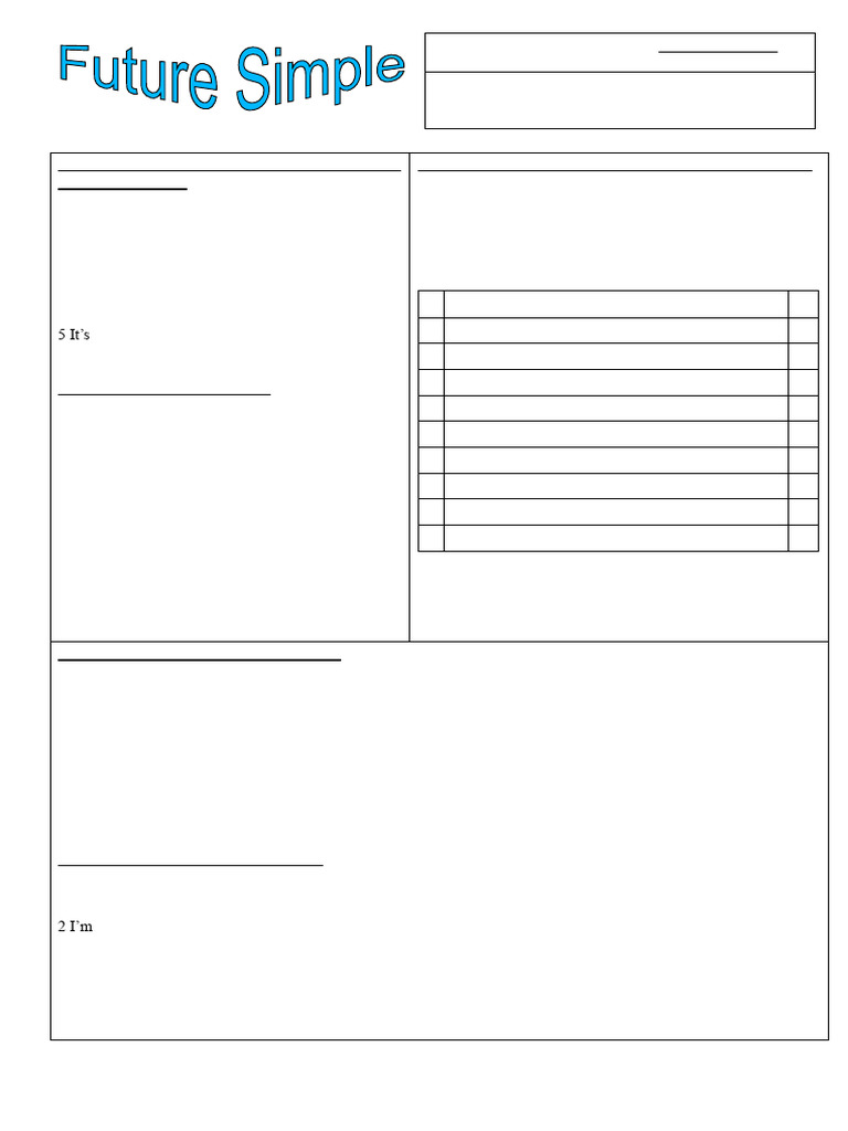 future-simple-fun-activities-games-grammar-drills | PDF | Grammar ...