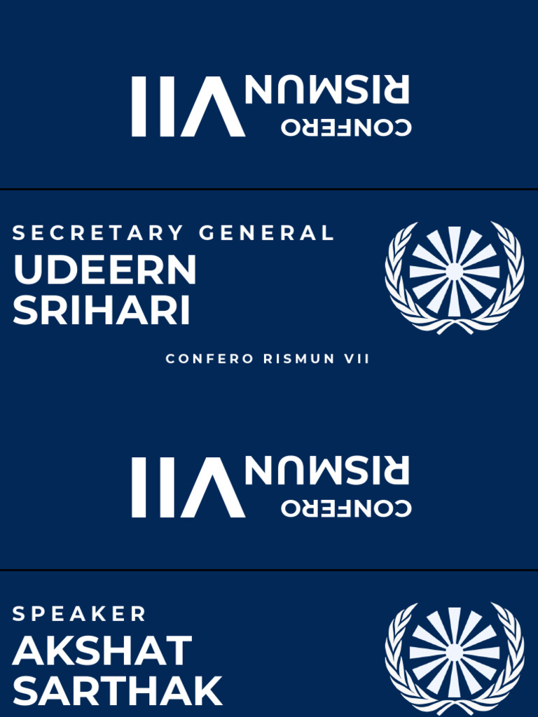 RISMUN VII Conference Roles | PDF