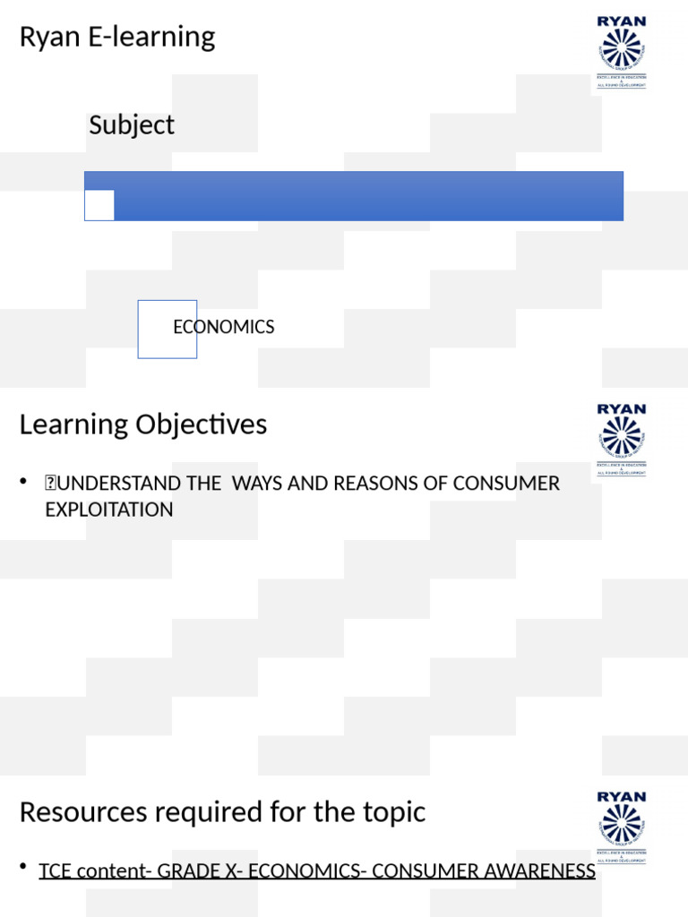 Consumer Awareness 1 | PDF
