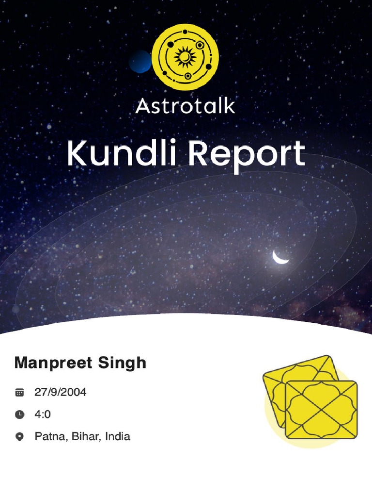 Manpreet Singh-Kundali-Report | PDF