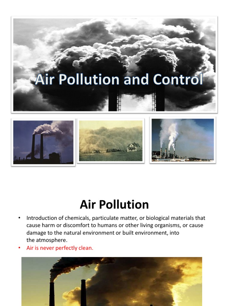 Air Pollution and Control | PDF | Smog | Air Pollution