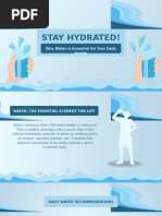 Hydration Handout | PDF | Dehydration | Water