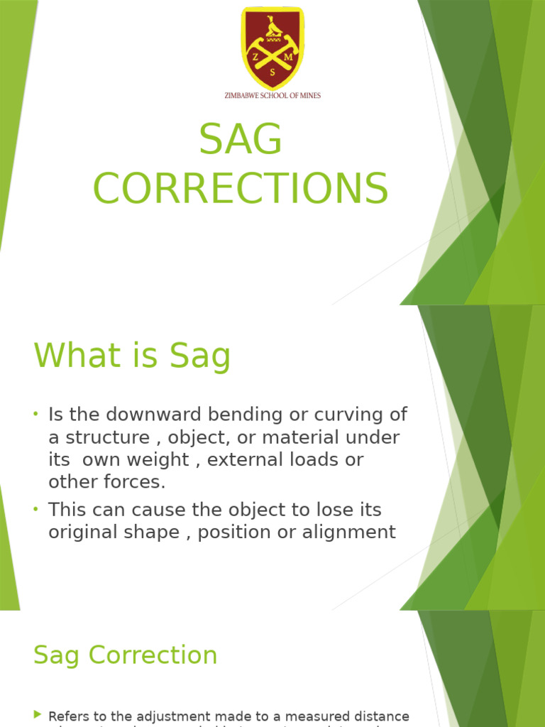 Sag Corrections | PDF