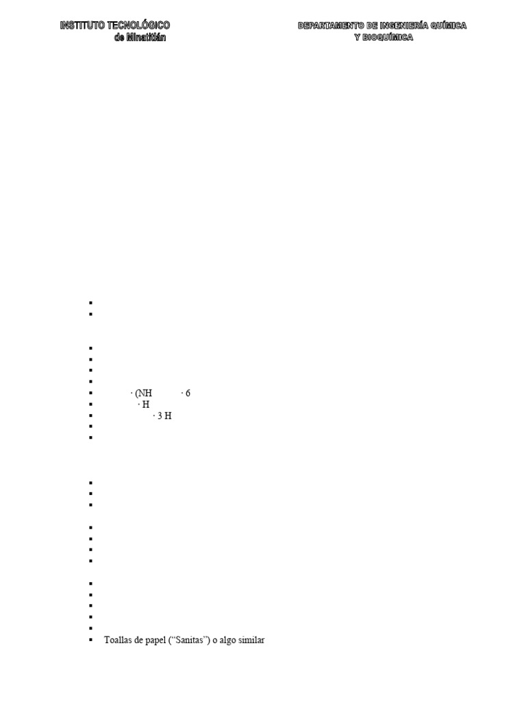 Práctica No. 1 Bloque-B Alumnos Aiiq Ene-Jun 2025 | PDF | Química | Compuestos químicos