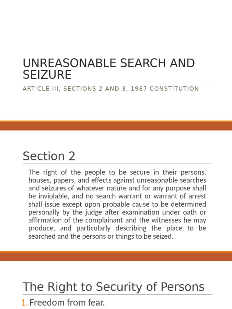 Unreasonable Search and Seizure PNP Version | PDF | Search And Seizure | Search Warrant