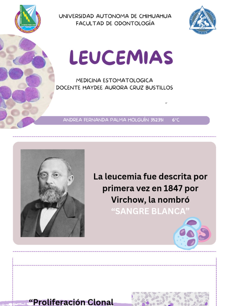 LEUCEMIAS | PDF | Leucemia | Especialidades Medicas