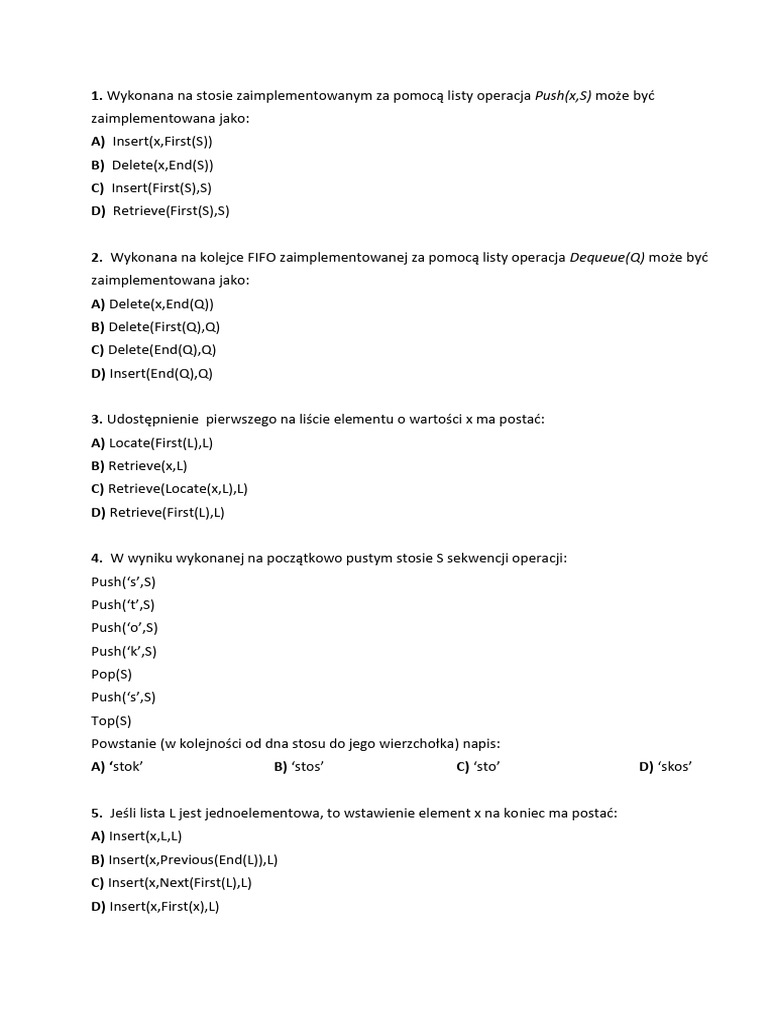 Przykladowe Zadania | PDF