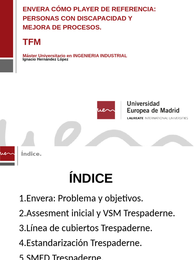 Presentación TFM Envera | PDF