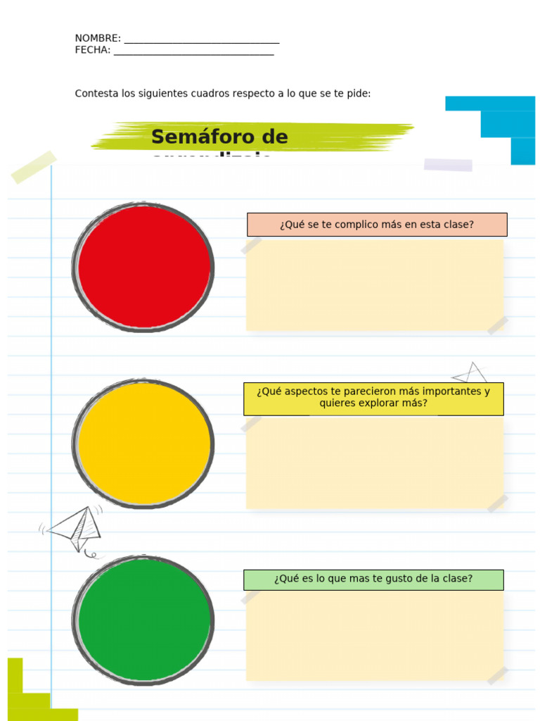 Semaforo de Aprendizaje | PDF