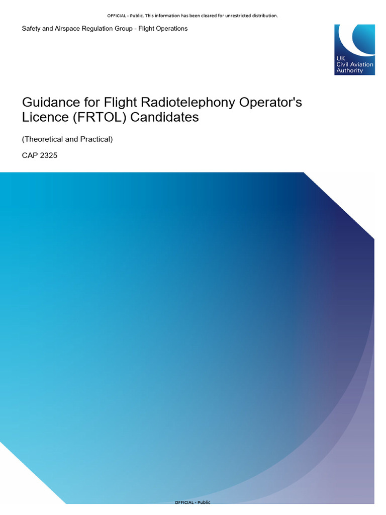 cap2325-v2 | PDF | Instrument Flight Rules | Visual Flight Rules