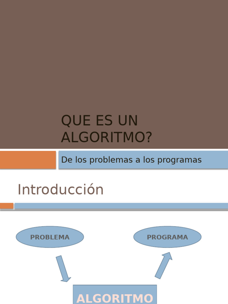 Algoritmos Clase1-3 | PDF | Algoritmos | Programa de computadora