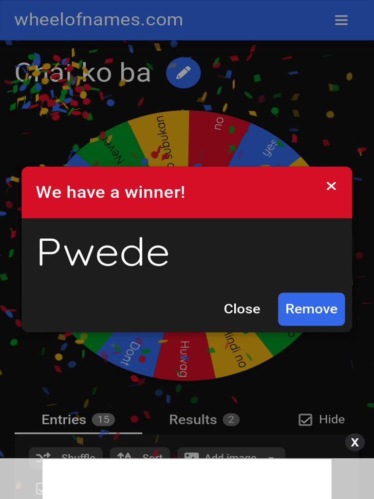 Wheel of Names Random Name Picker | PDF